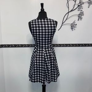 Dresses | Gingham Lace Up Short Dress | Poshmark